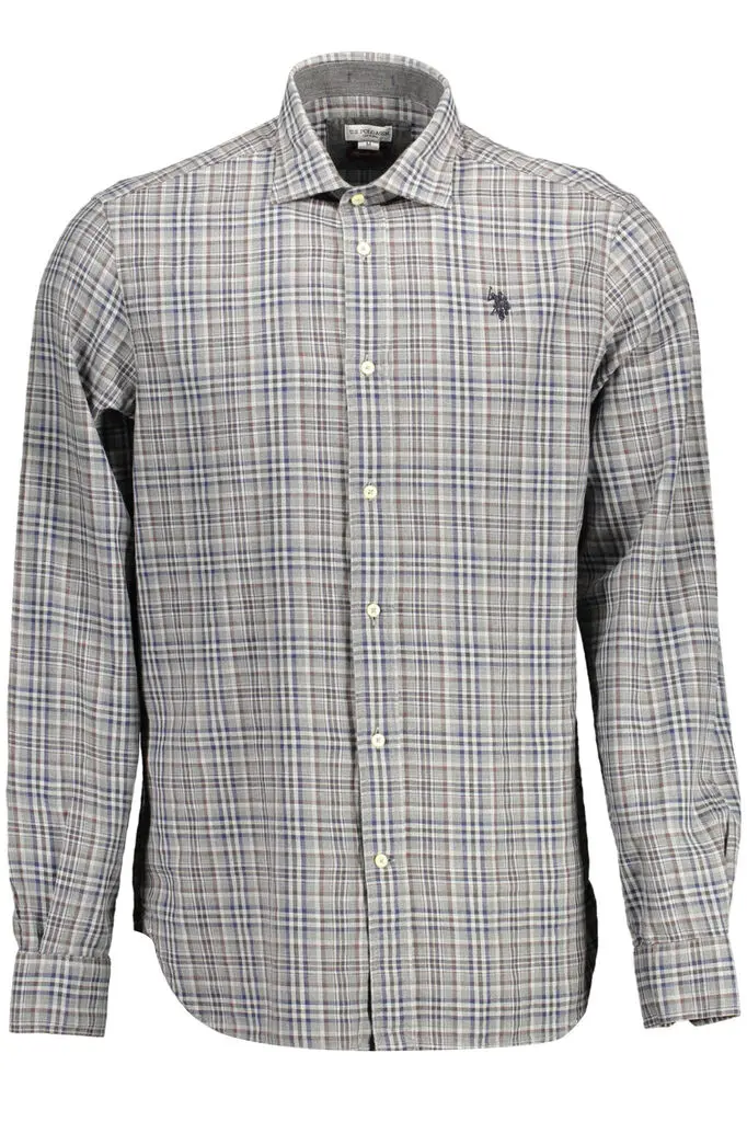 U.S. polo Assn. Muška košulja 6408653309_E421D38_Grigio887, Siva