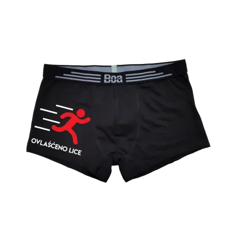 Muški donji veš Ovlašćeno lice cs3052w, Crni