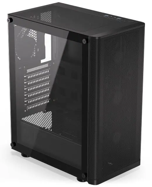 ENDORFY Gaming kućište Ventum 200 Air (EY2A002), Midi Tower, Bez napajanja, Crno