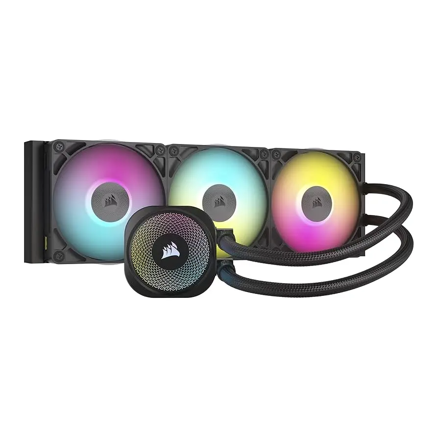 Corsair vodeno hlađenje za procesor Titan 360 RX, RGB, LGA1700, AM5, AM4, crno