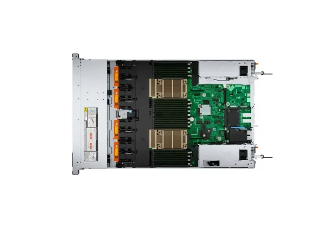 Dell Server PowerEdge R660, 2x Xeon Silver 4509Y 8C, 2x32 GB, H755, 2x960 GB SSD RI, 1100 W 1+1, Šine, Broadcom 57416 DP 10GbE BASE-T