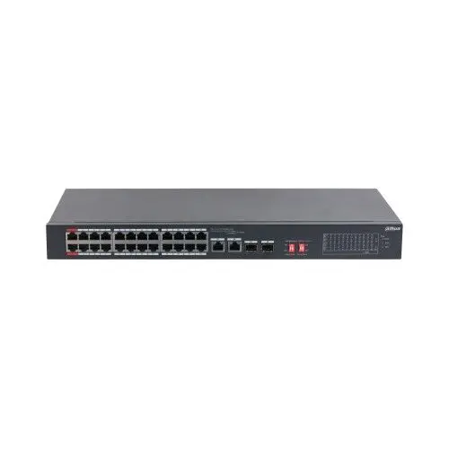 Dahua Switch S3226-24ET-240, 24-portni, 2x1000SFP (Combo), 2x10/100/1000 RJ-45, 24x10/100(PoE)