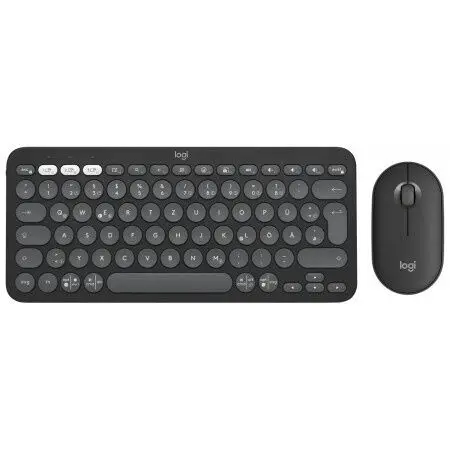 Logitech Bežična tastatura Pebble2 Combo for Mac, Bluetooth, Siva