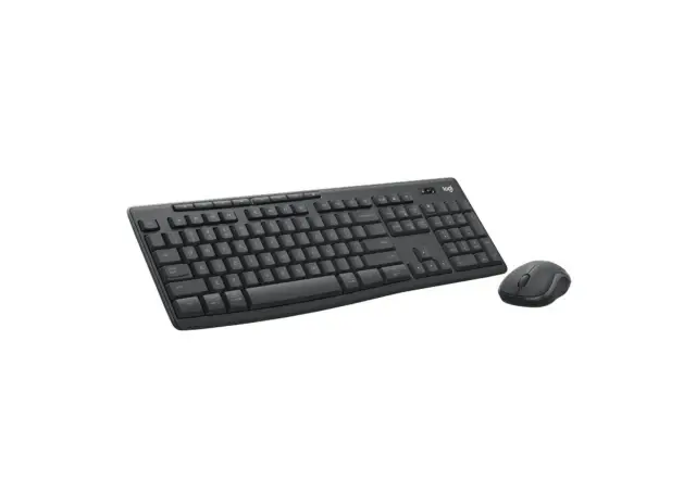 Logitech Tastatura MK370, Combo, Wireless, US, Miš, Crna