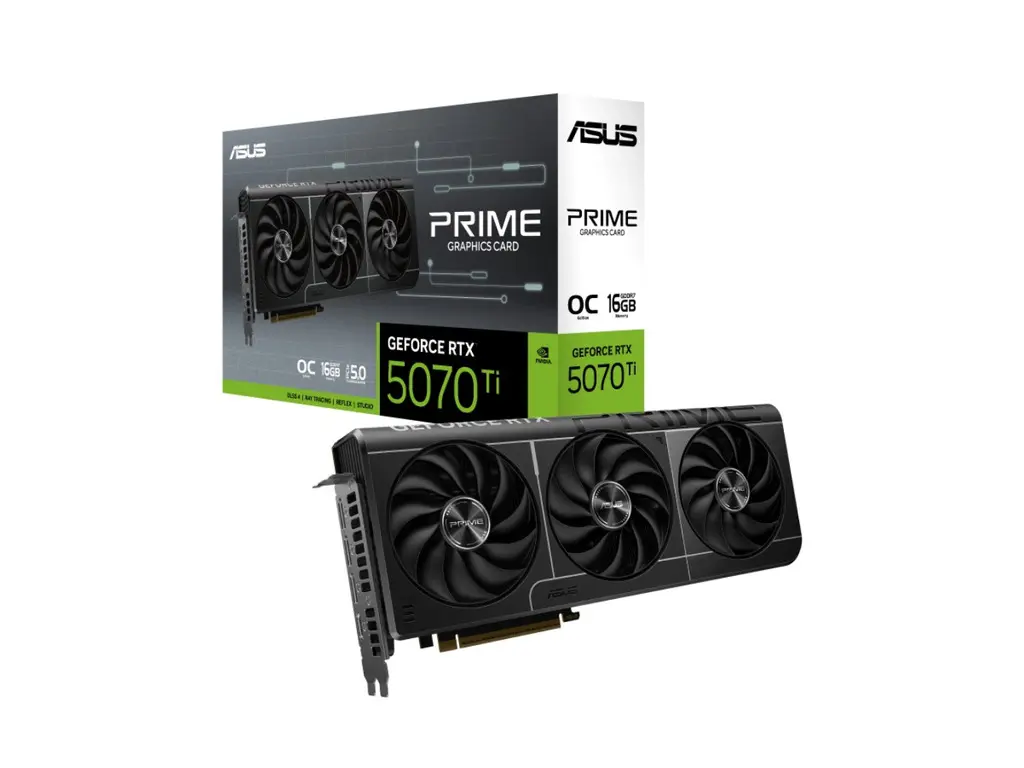 Asus grafička kartica GeForce RTX 5070 Ti, 16GB, GDDR7, 256-bit, 3x DP, 1x HDMI
