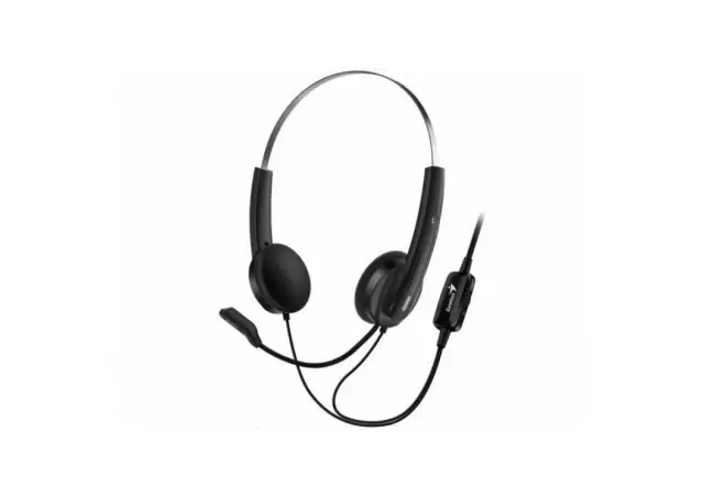 Genius Slušalice sa mikrofonom HS-220U AI, USB C, 2.4m, Crne