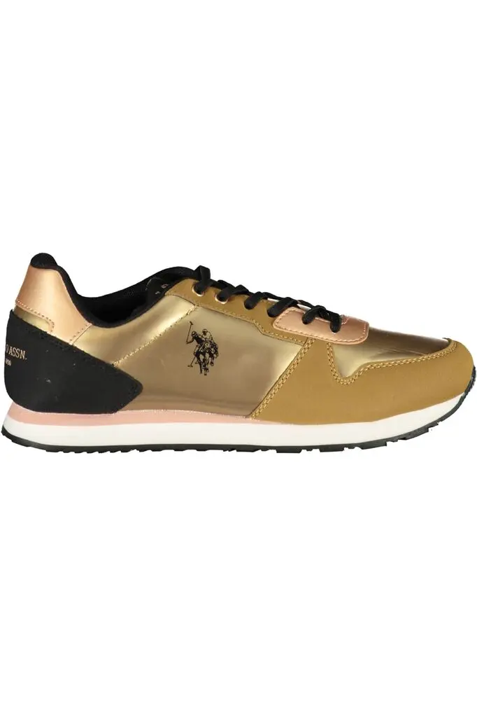 U.S. polo Assn. Ženske patike Nobik011Kcnh2F_Orbrwblk01, Zlatne boje