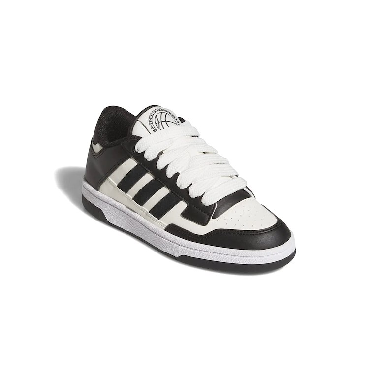 Adidas Patike za dečake Rapid Court Low J, JR0166, Crno-bele