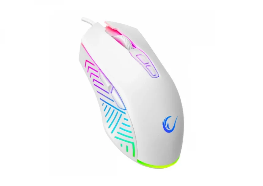 Miš USB Rampage SMX-G68 SPEAR RGB beli