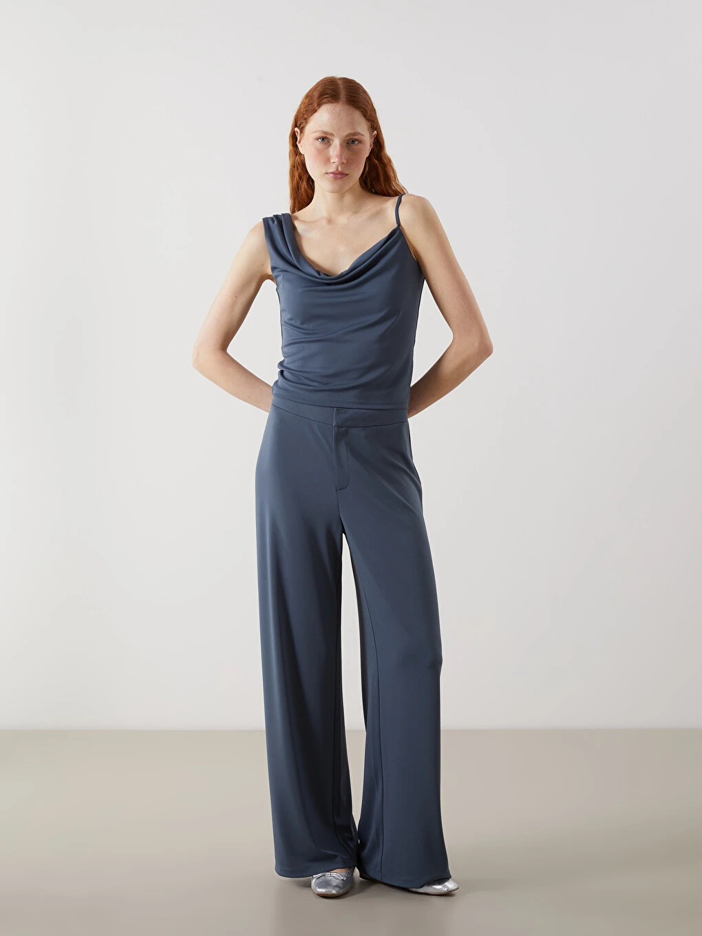 LCW Vision Bluza Sa Naboranim Dekolteom
