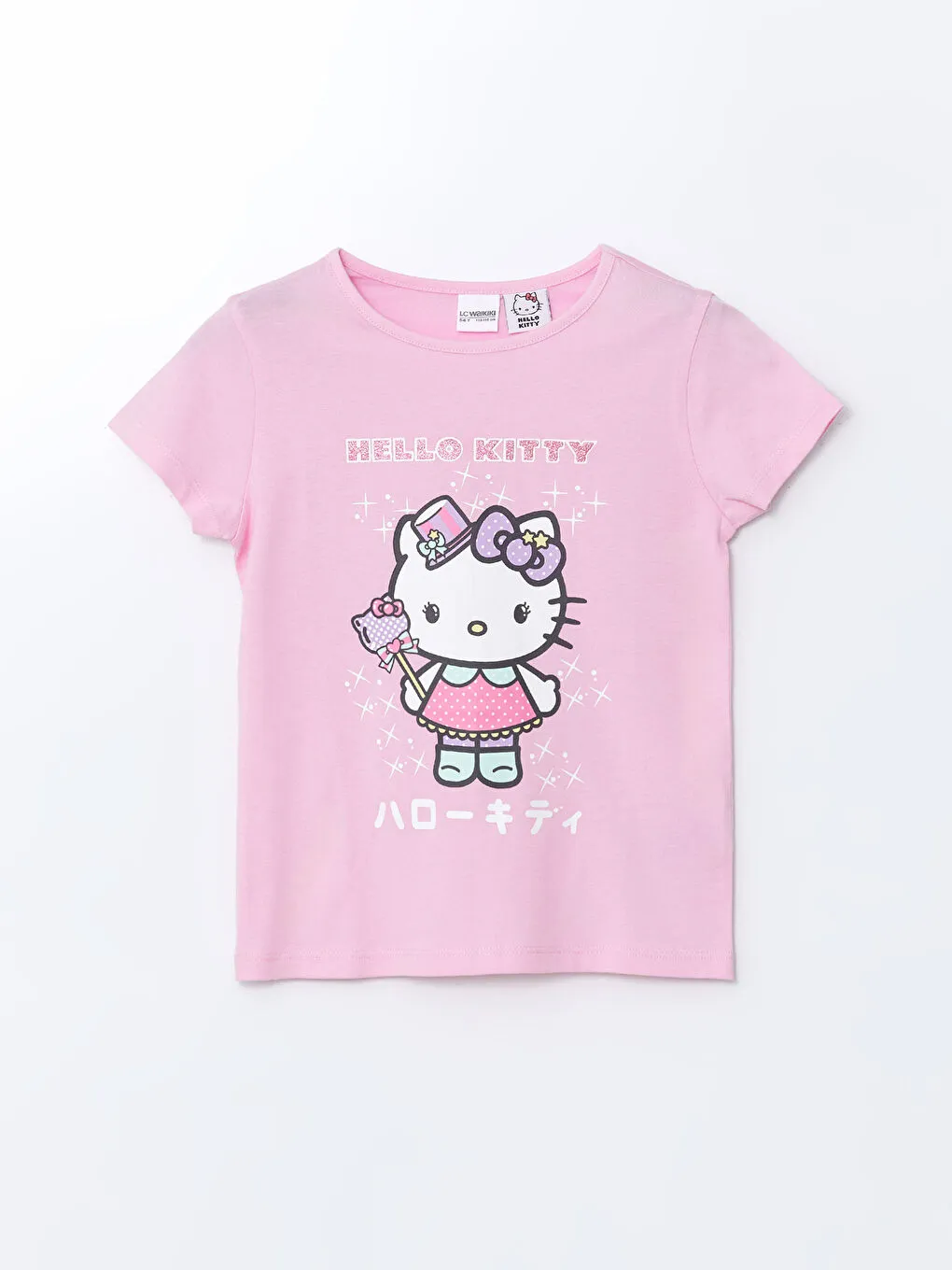 LCW Kids Hello Kitty Štampani Dečji Komplet Kratke Pidžame