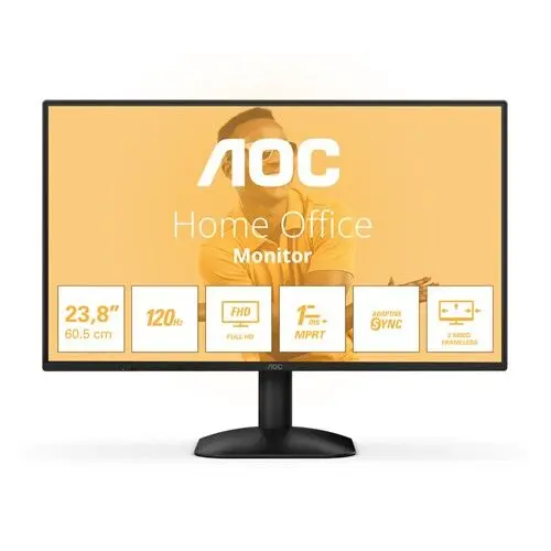 AOC Monitor 24B31H, 23.8", IPS, 1920x1080, 120Hz, 4ms, Crni