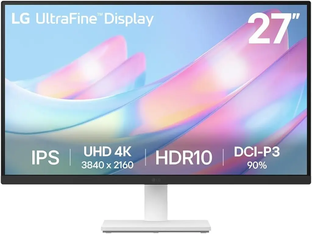 LG monitor UltraFine 27US550-W, 27", IPS, 4K, 5ms, 300cd, 60Hz, 2xHDMI, HAS, nagib, okretanje, osovina, tamno siva