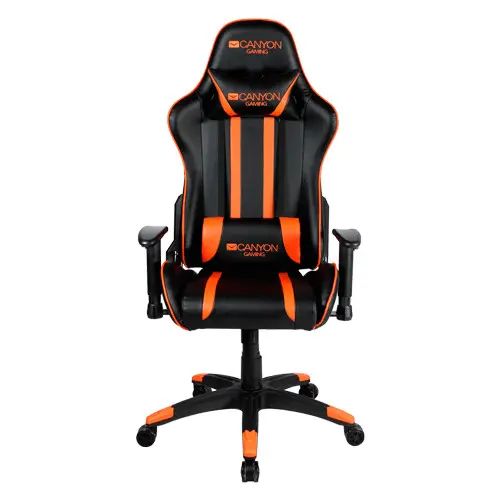 Canyon Gaming stolica Fobos, 150kg, Crno-narandžasta