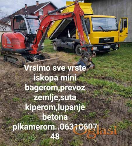 RUSENJE ISKOP 0631060748