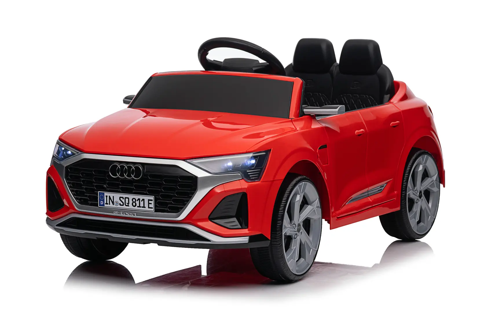 Premium Stil Automobil na akmulator za decu Audi SQ8, 12V, Crveni