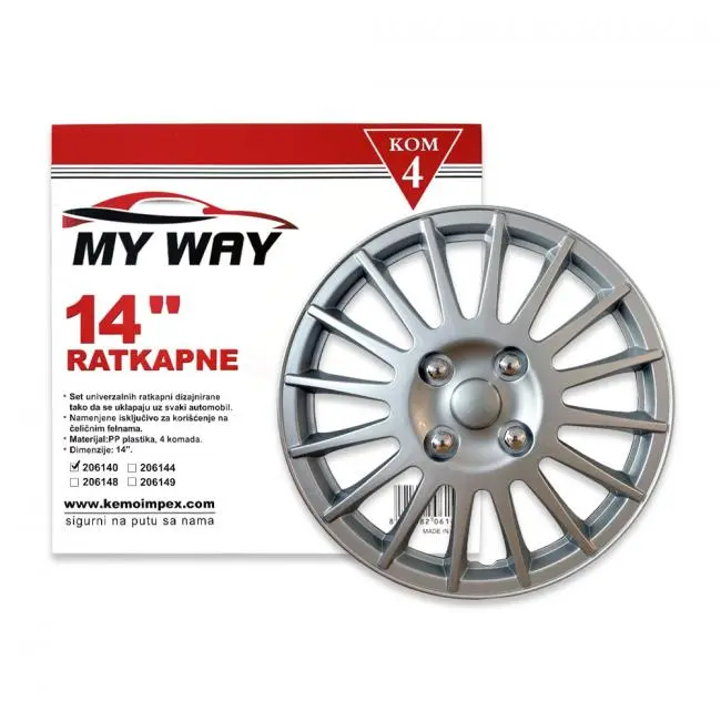My Way Ratkapne 14’’ 206140, 4 komada