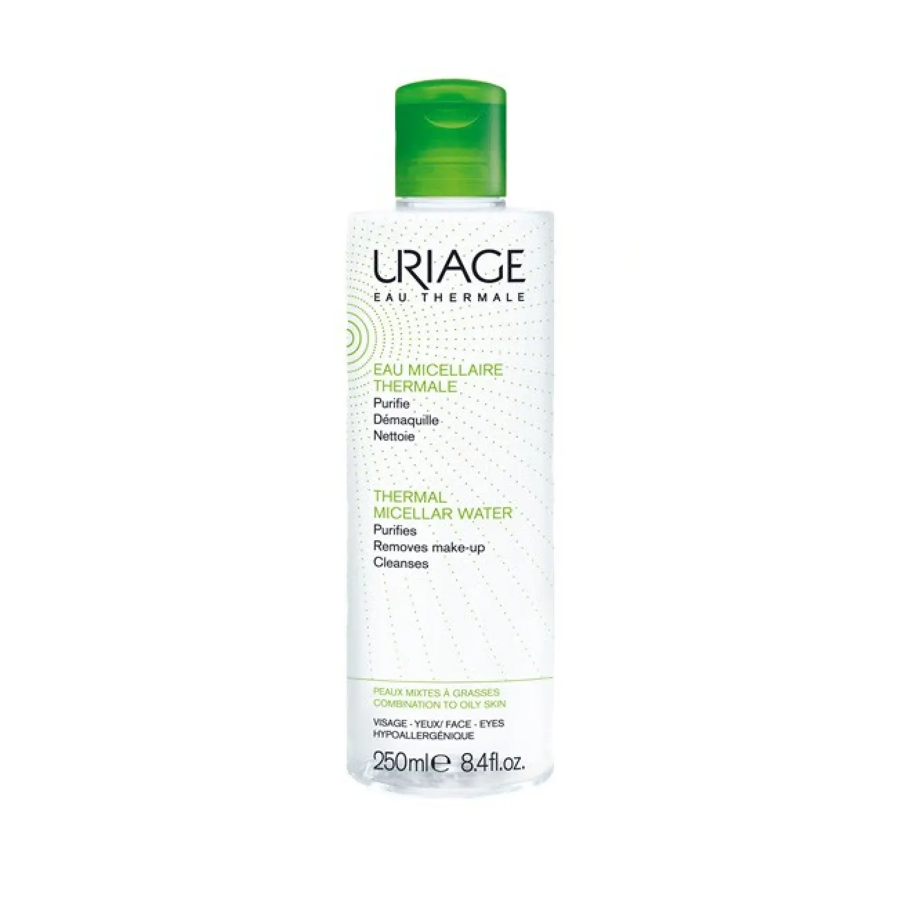URIAGE Eau termalna micelarna voda za kombinovanu i masnu kožu/zelena 500ml