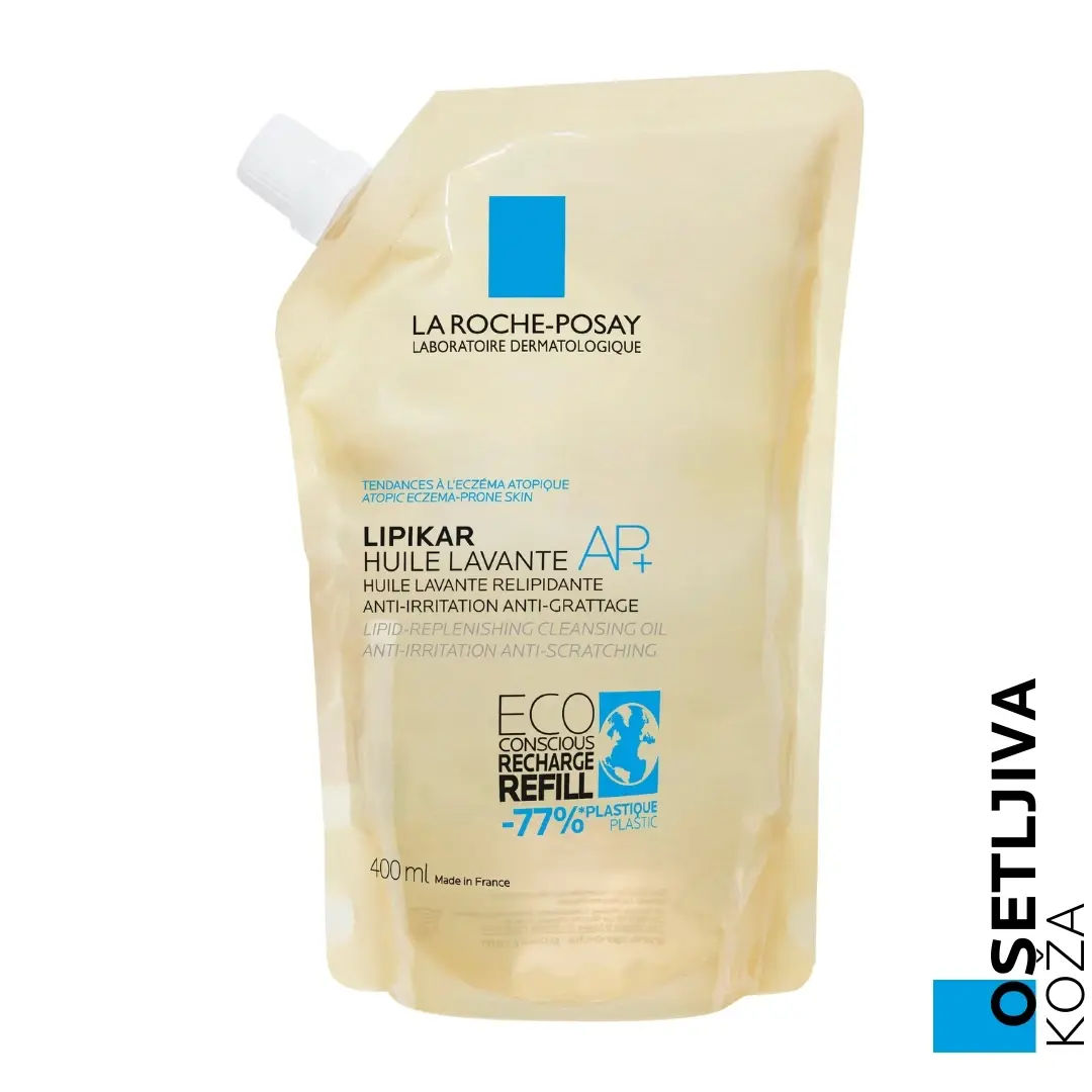 LA ROCHE-POSAY Ulje za kupanje Lipikar Huile Lavante AP+ Refill 400ml