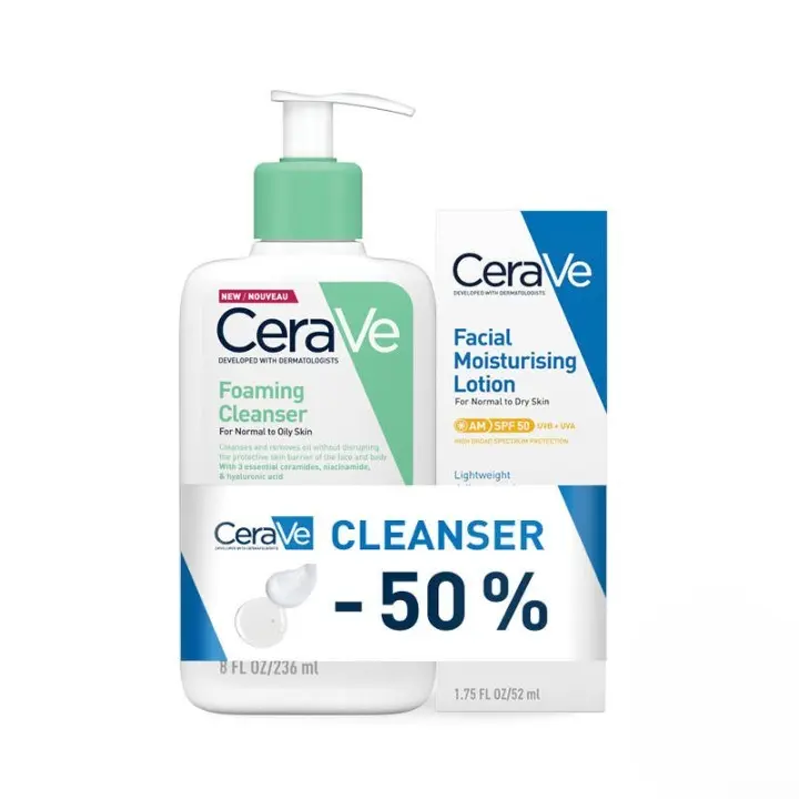 Cerave Penušavi gel za čišćenje i hidratantna krema