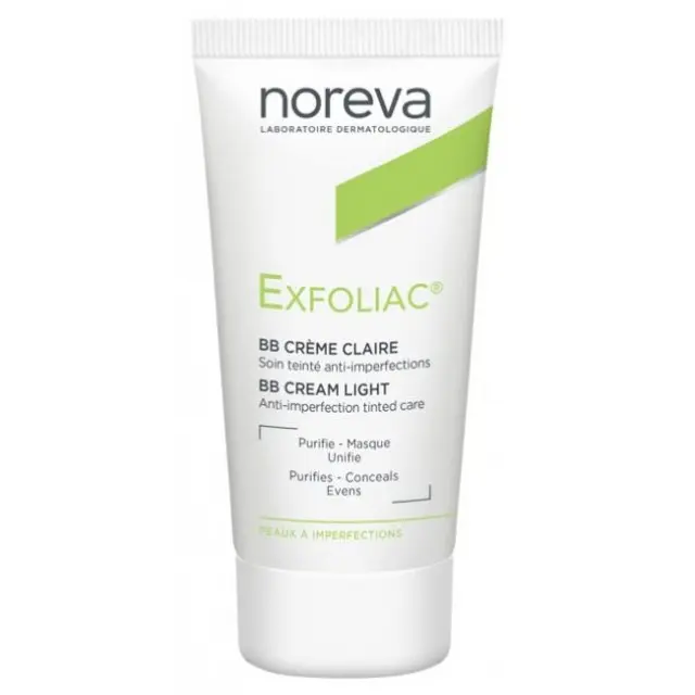 Noreva Exfoliac BB bež krema, 30 ml
