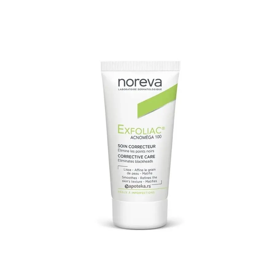 noreva EXFOLIAC® Acnomega 100 Krema 30 mL