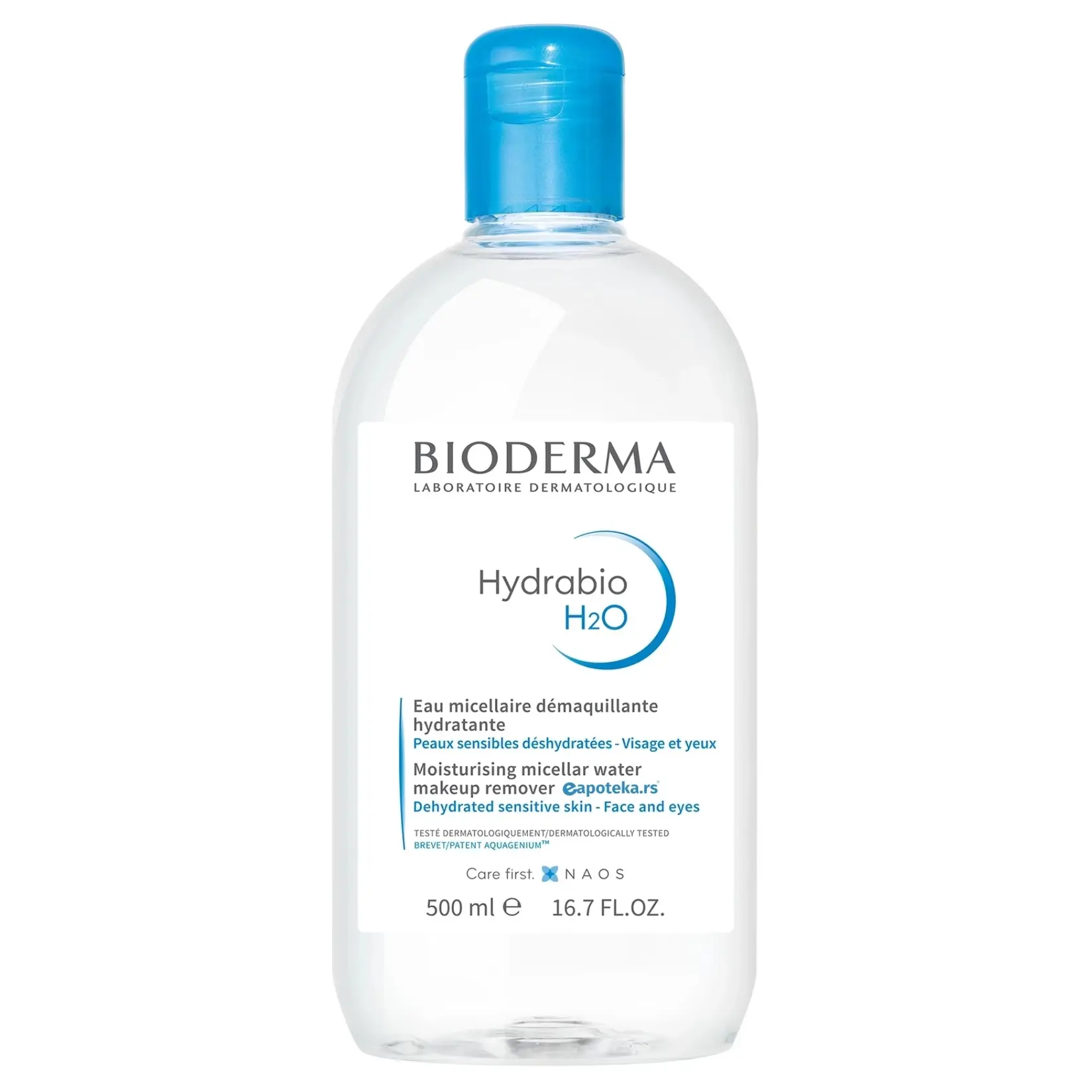 BIODERMA Hydrabio H2O Micelarna Voda 500 mL