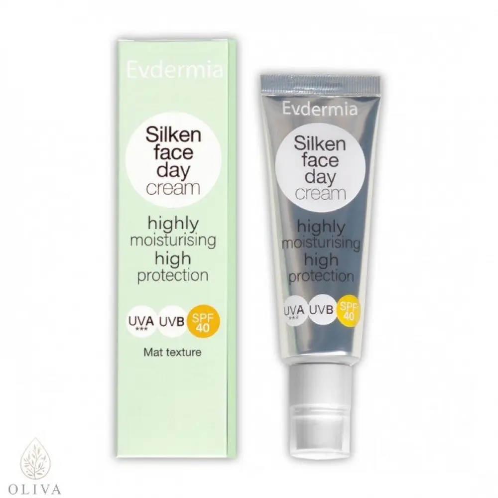 Evdermia Silken dnevna krema za lice SPF40, 50 ml