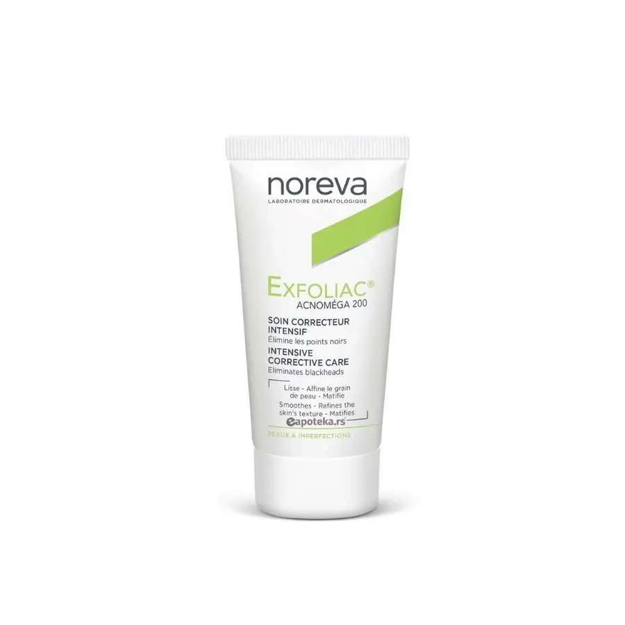 noreva EXFOLIAC® Acnomega 200 Krema 30 mL