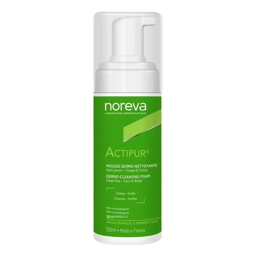 noreva ACTIPUR® Pena za Umivanje Lica i za Brijanje 150 mL