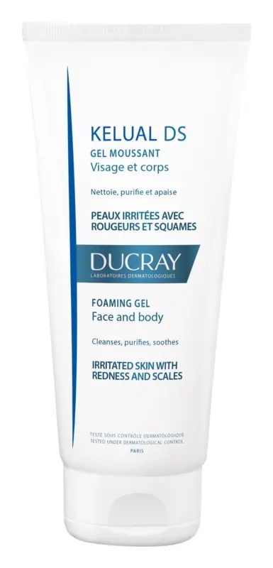 DUCRAY Penušavi gel Kelual DS 200ml