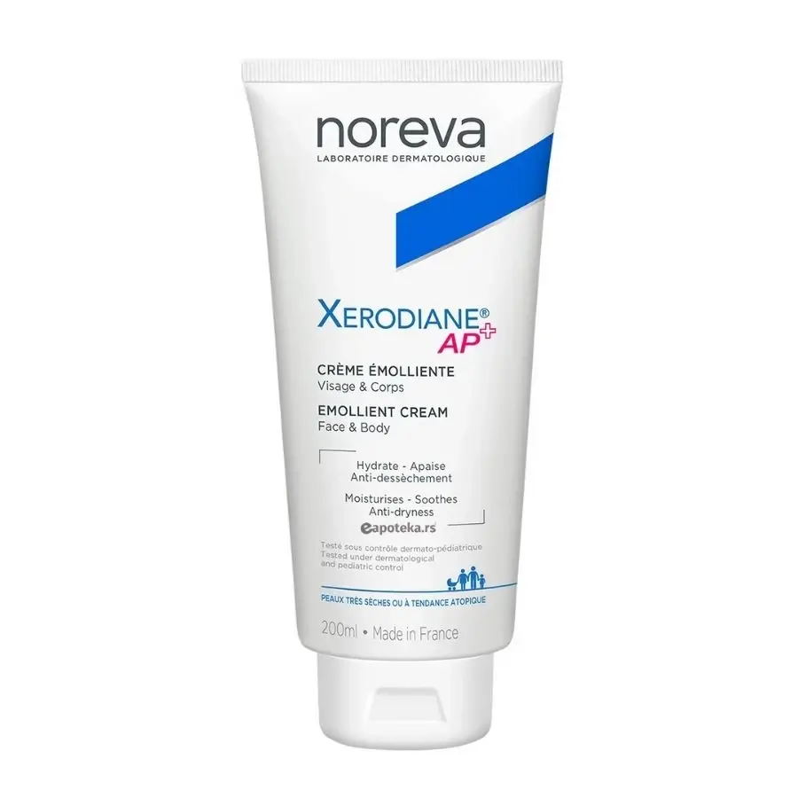 noreva XERODIANE® AP+ Emoliijentna Krema za Lice i Telo 200 mL