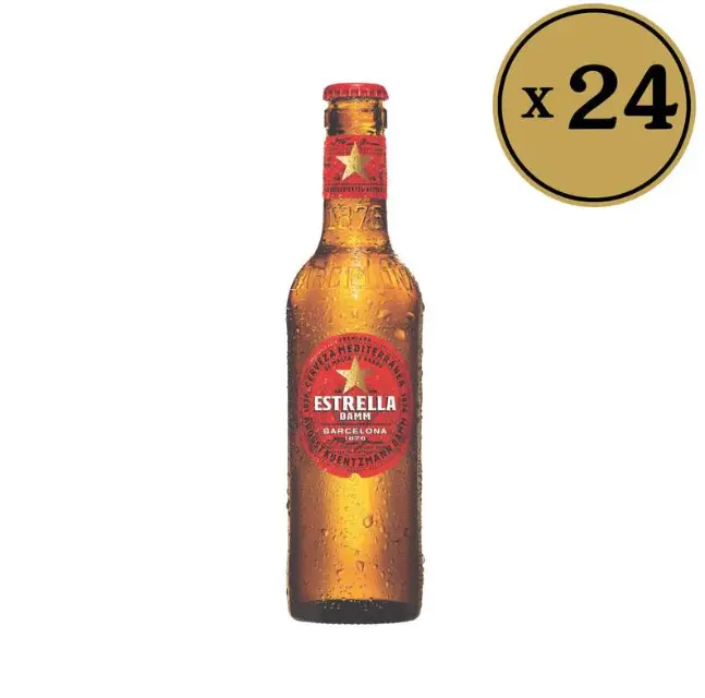 Estrella Damm Svetlo lager pivo, 0,33l, 24 komada