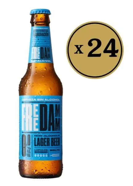 Estrella Damm Pivo Free 0%, 0,33l, 24 komada