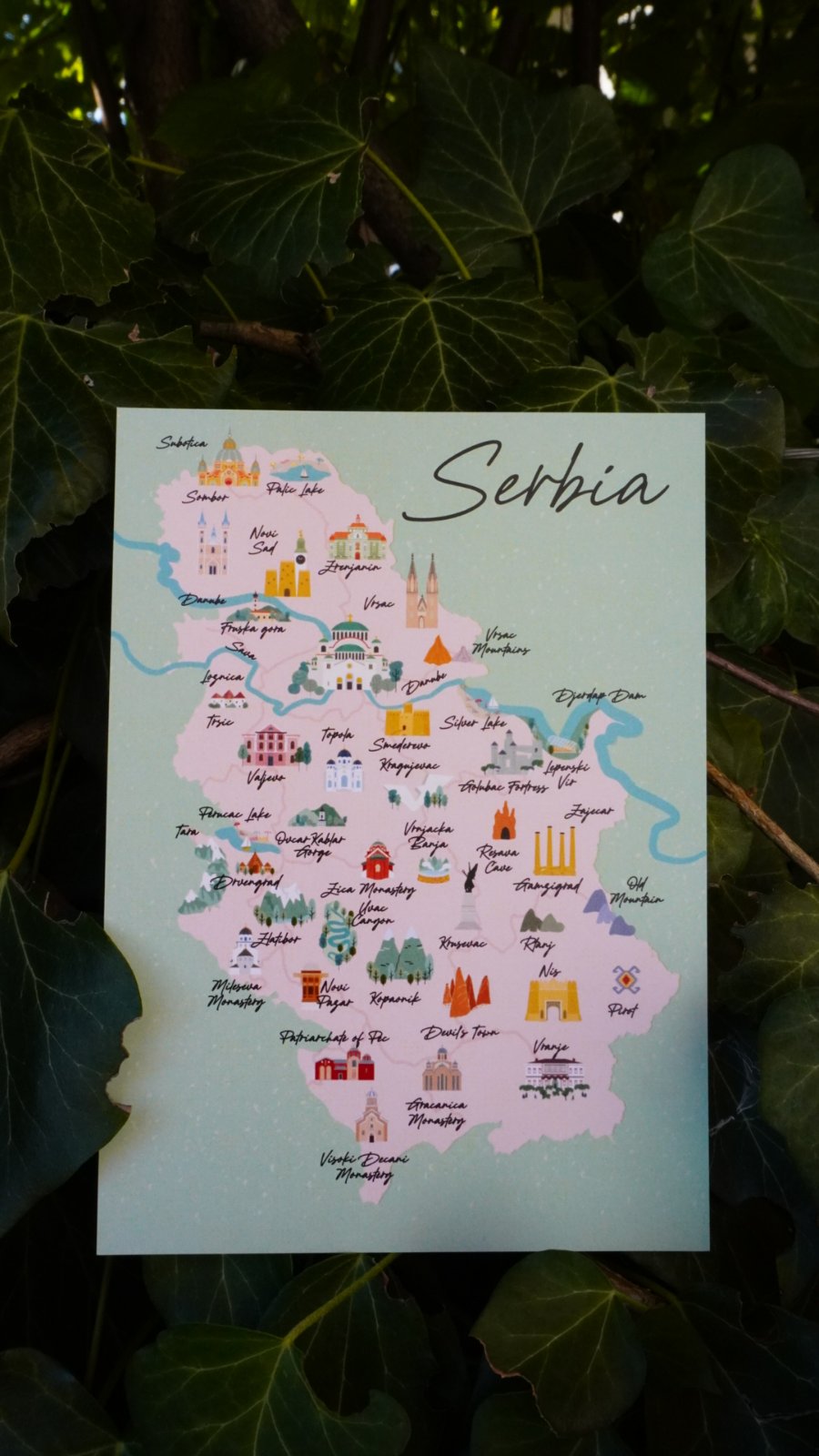 Razglednica SERBIA