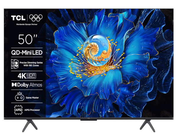 TCL Televizor 50C6KS Mini LED 50'' 4K 60Hz Google TV crna