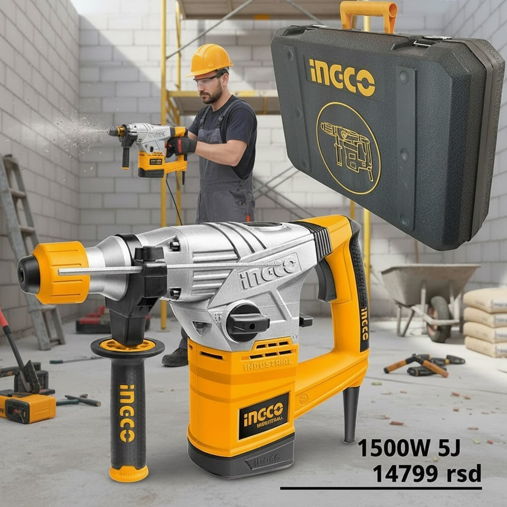 Ingco Hamer SDS PLUS 1500W 5.0J RH15008