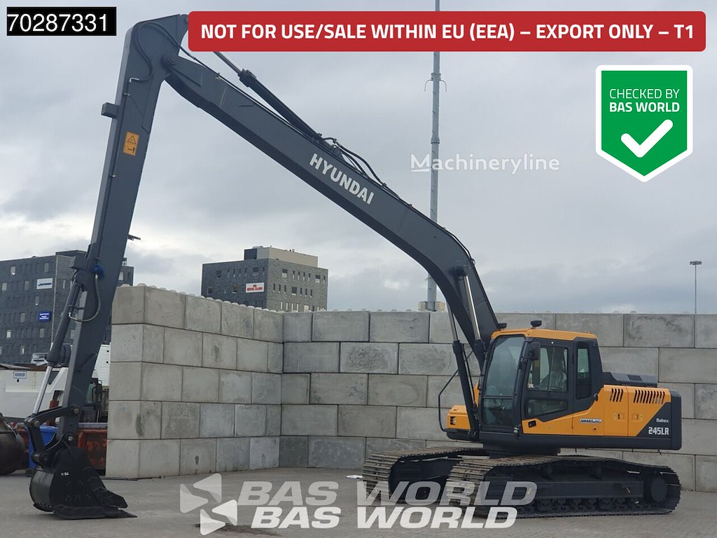 Novi Hyundai R245 LR LRE - LONG REACH bager guseničar