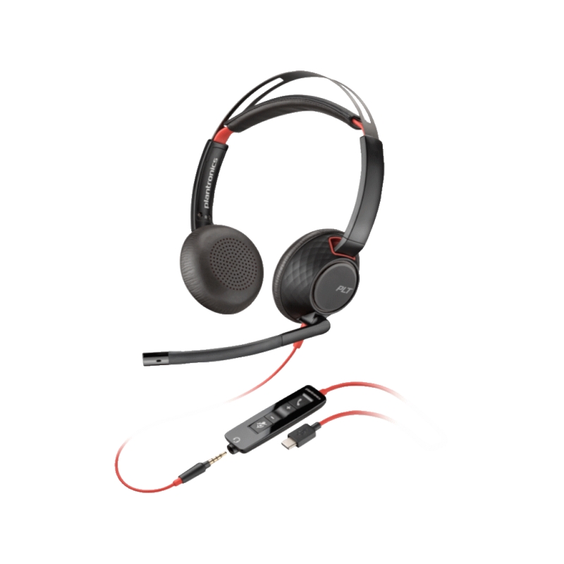 Slušalice HP Poly BW 5220 USB-C HS +3.5mmP +USB-C/A/8X231AA/crna
