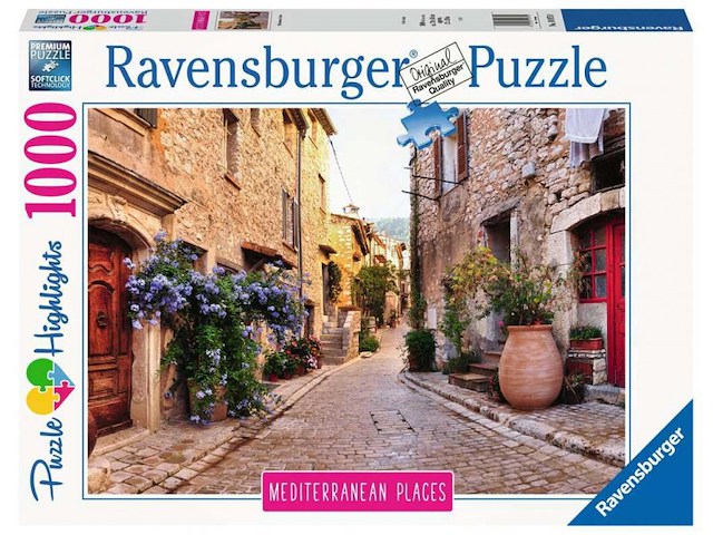 Puzzle 1000 delova Mediteranska Francuska Ravensburger