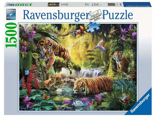 Puzzle Slagalica 1500 Smireni tigrovi Ravensburger