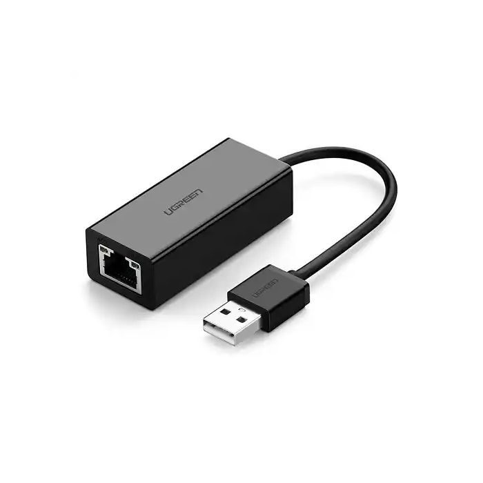 USB adapter LAN 2.0 - RJ45 10/100 Ugreen CR110 beli