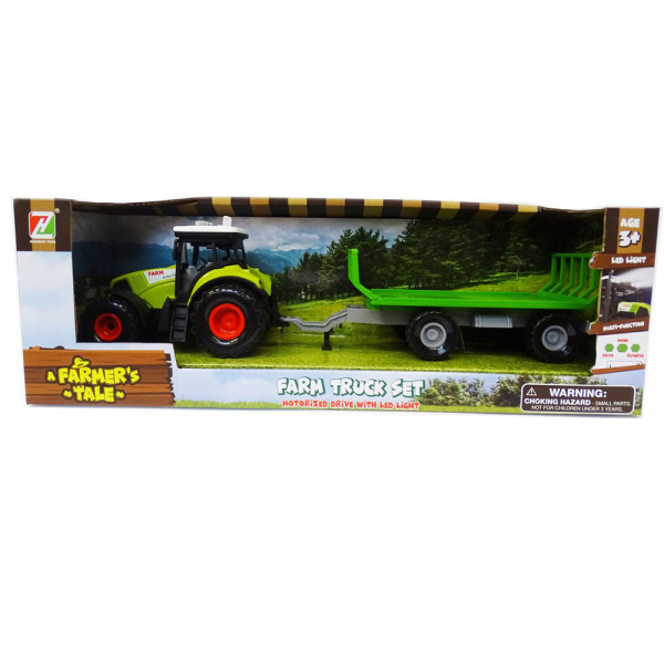 Traktor sa namenskom prikolicom