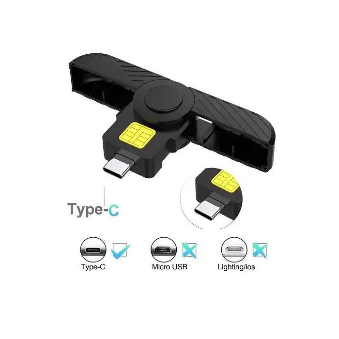 Tip C USB čitač ID smart Kettz CR-K1030B
