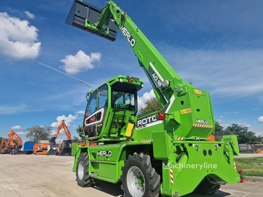 Merlo ROTO 40.18, bucket, forks, 2025, unused, 2 years warranty rotacioni teleskopski utovarivač