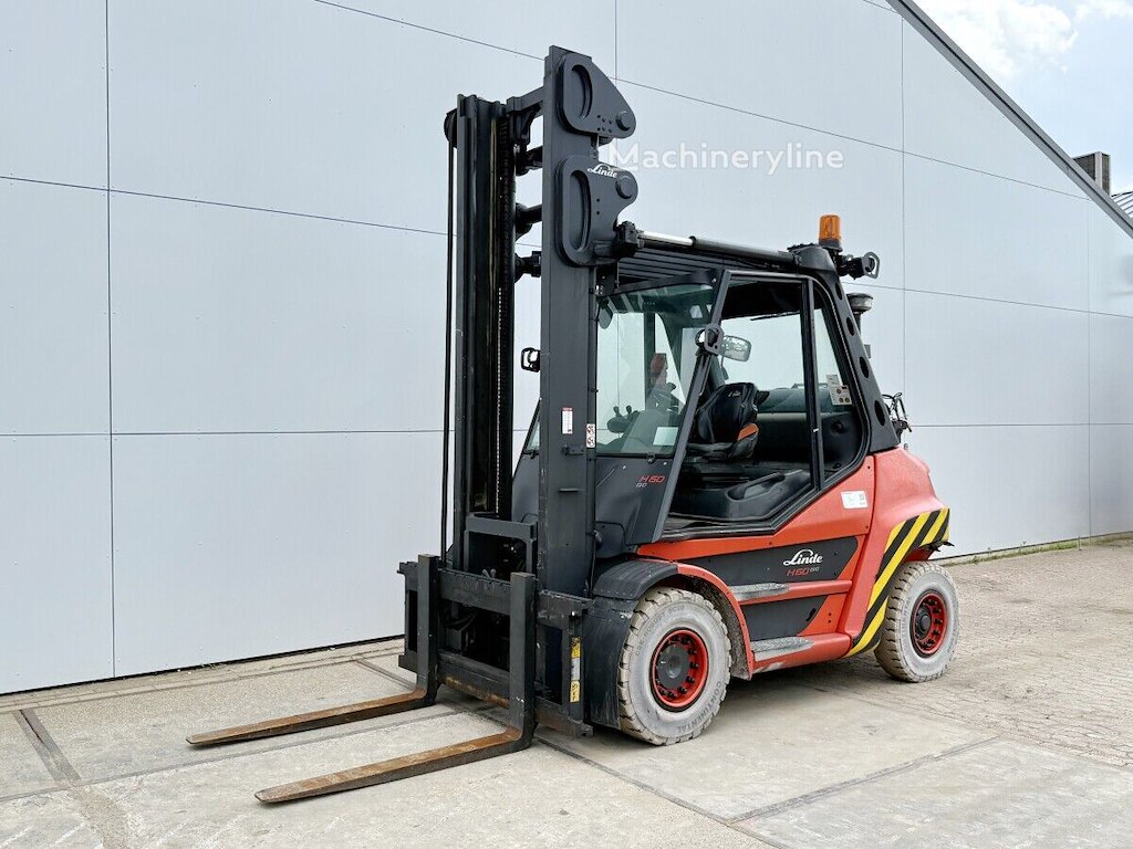 Linde H60T-03 - Duplex viljuškar na gas