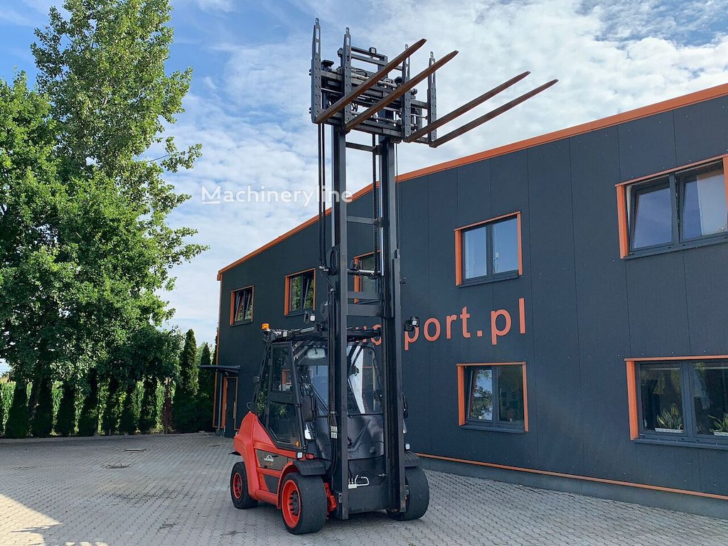 Linde H80T-03 WÓZEK WIDŁOWY viljuškar na gas