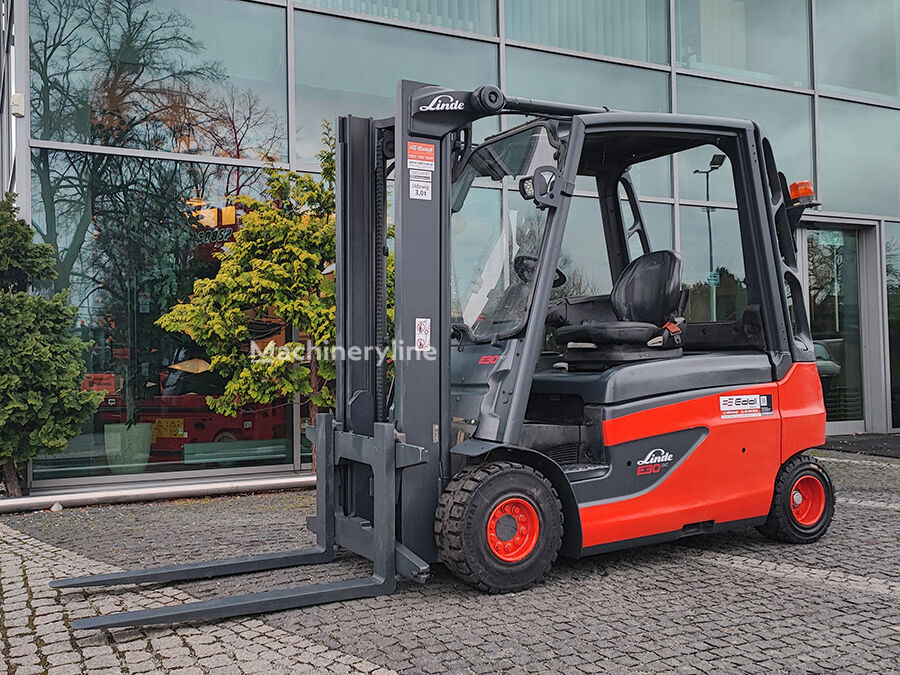 Linde E30L-01 električni viljuškar