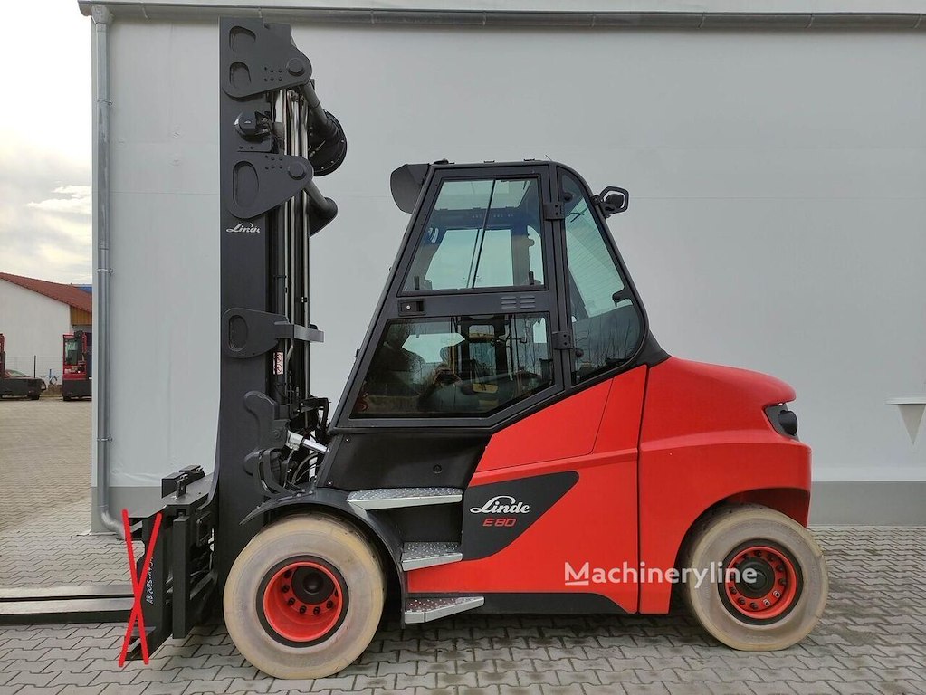 Linde E80-01/900 električni viljuškar