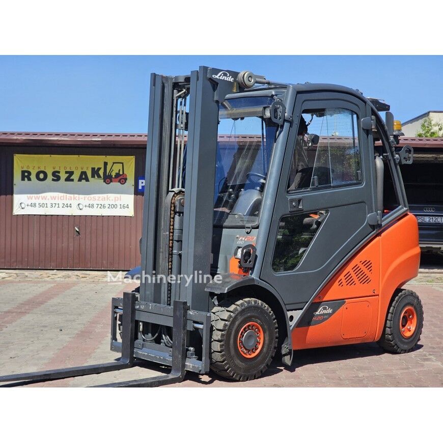 Linde H20T-02 viljuškar na gas